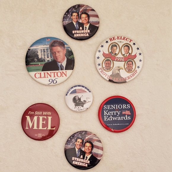 Office | Vintage Political Buttons 7 | Poshmark